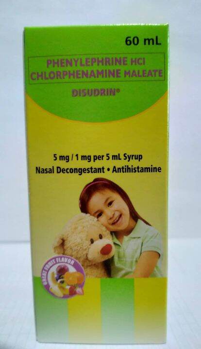 Disudrin 5mg/1mg per 5ml Syrup 60ml | Lazada PH