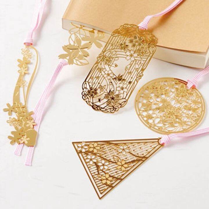Chinese Style Hollow Bookmarks Metal Compact Mini Brass Bookmarks ...