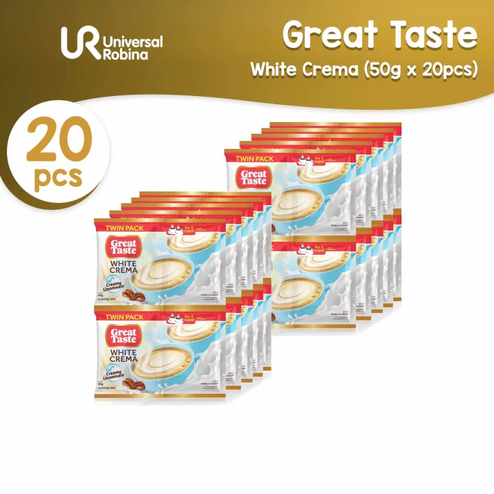 Great Taste White Crema Twin Pack 10X50G - 2 Ties | Lazada PH