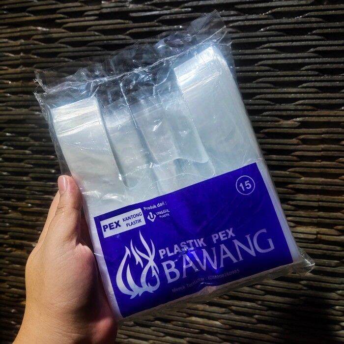 Kantong Plastik PEX - ukuran 15 - Bahan Bening Aman dan Higienis - Bawang PEX 15 | Lazada Indonesia