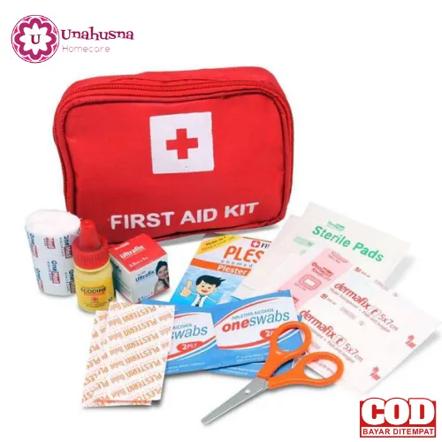 COD - P3K Tas Merah / Kotak P3K Lengkap Dengan Isi / P3K Onemed First ...