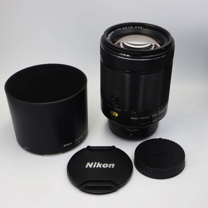Nikon 1 Nikkor VR 70-300mm f/4.5-5.6 Lens Black, 189-810mm eq ...