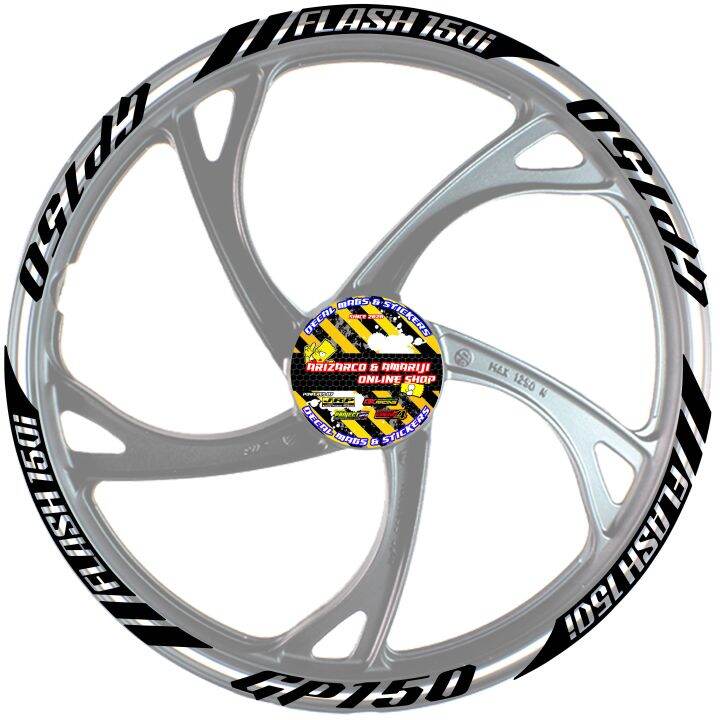 RUSI FLASH GP150 NEW LINE DECAL MAG STICKER GOOD FOR 2 MAGS | Lazada PH