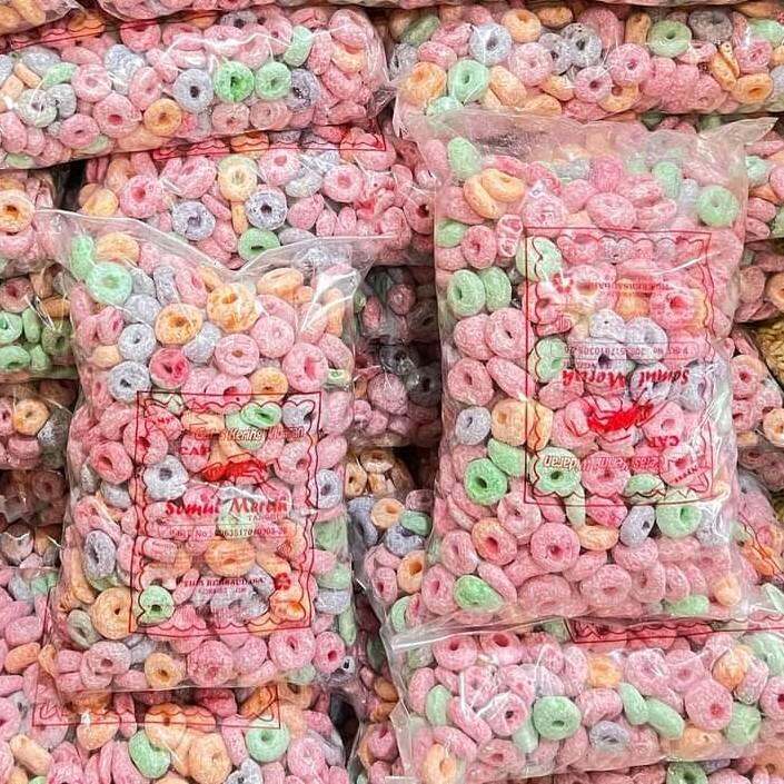 1kg getas donat warna manis camilan cookies | Lazada Indonesia