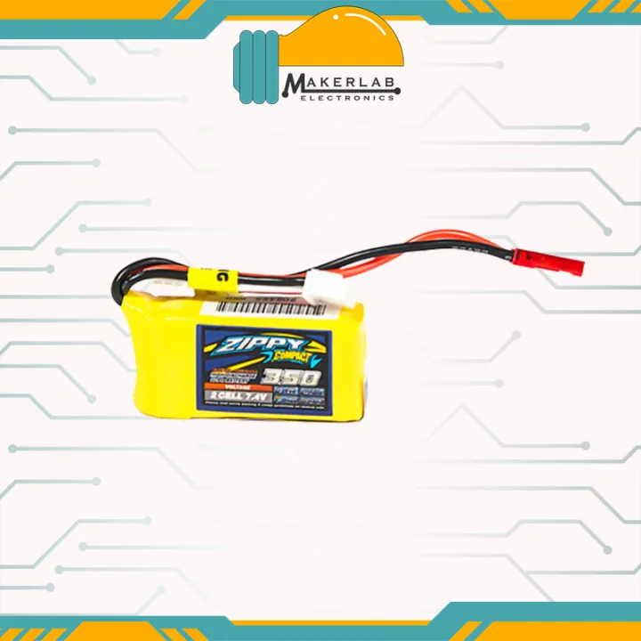 ZIPPY Compact 350mAh 2S 20C Lipo Pack with Mini JST plug | Lazada PH