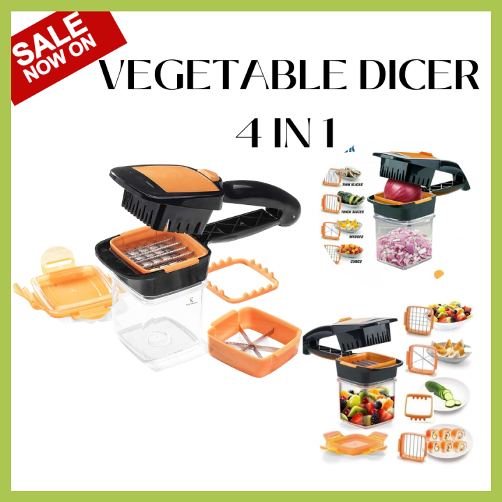 5in1 Dicer Fruit Vegetable Cutter Nicer Dicer Chopper | Lazada PH