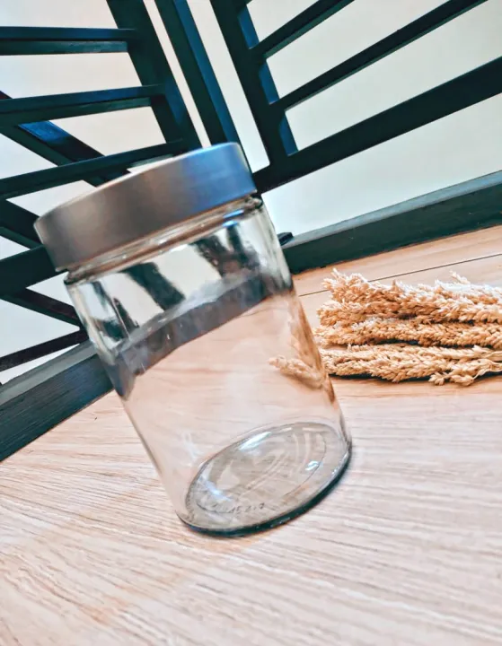 Toples Kaca Polos, Jar Kaca, Tempat snack kaca , Wadah cookies kaca ...