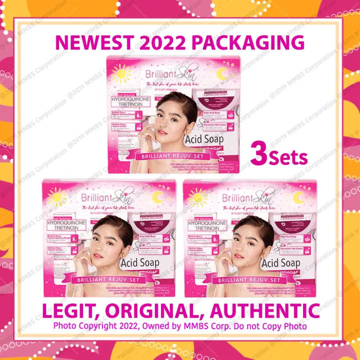 100 Guaranteed Legit Brilliant Skin Rejuvenating Facial Set Set Of 3