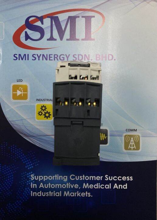 SCHNEIDER Contactor, Motor Control, 3-P 1NO/1NC 25A 24VDC, Box Lugs ...