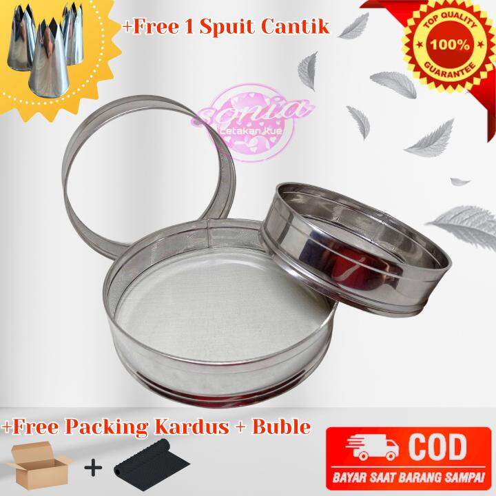saringan ayakan tepung / gula stainless kualitas terbaik dan termurah ...