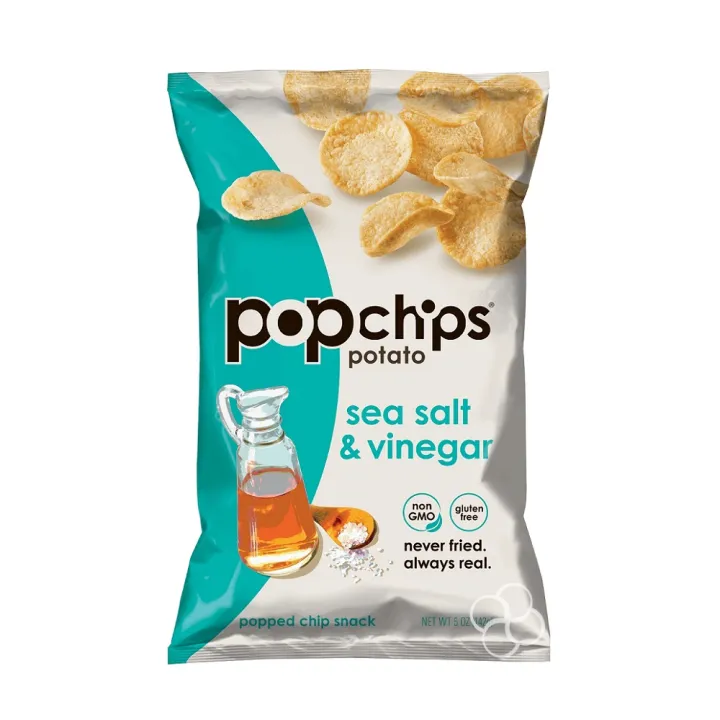 Popchips Sea Salt & Vinegar Potato Chips 142g | Lazada PH