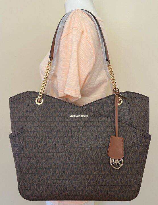 Michael Kors Jet Set Large Logo Shoulder Bag | Lazada PH