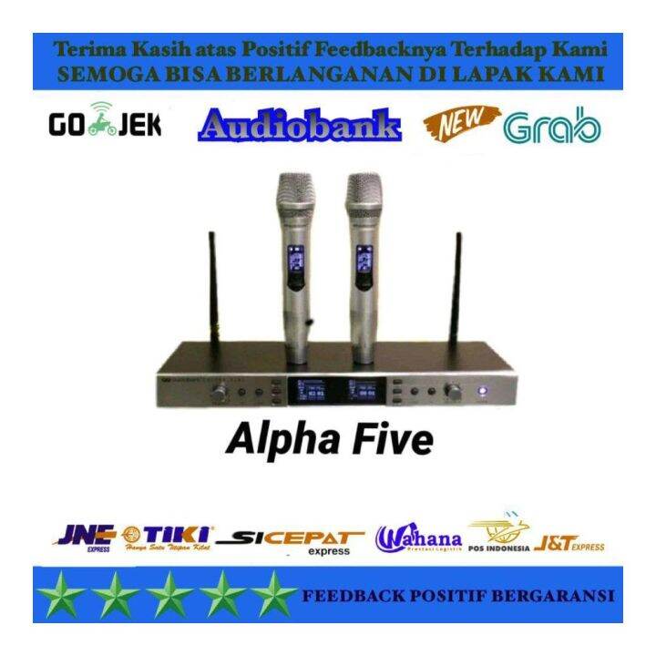 Mic Wireless Audiobank Alpha Five Original | Lazada Indonesia