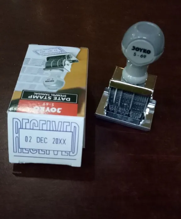 Stempel Tanggal Received / Date Stamp Joyko | Lazada Indonesia