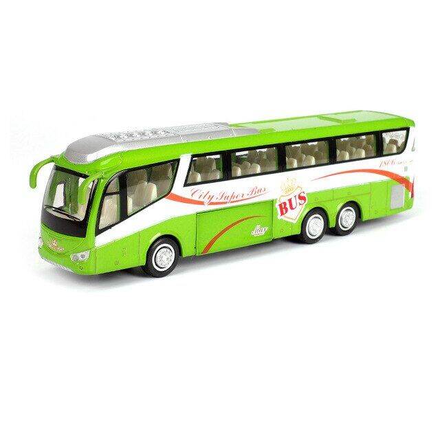 1:50 25cm Alloy Car Toy City Bus Models High Simulation Metal Diecasts ...