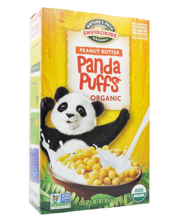 Nature's Path Envirokidz Organic Cereal - Panda Puffs Peanut Butter ...