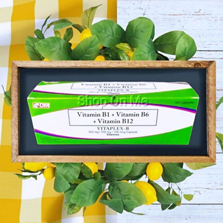 VITAPLEX B Vitamin b complex Vitaplex / Nervesaph Forte B1 B6 B12 100 ...