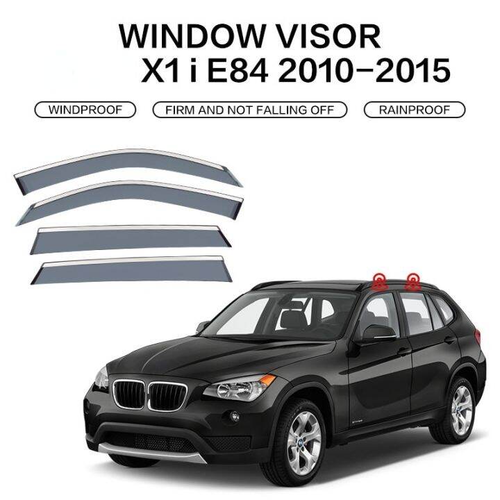 For BMW X1 E84 F48 F49 2009-2022 Windscreen Car Essories Window Visor Vent Shade Rain Sun Wind ...