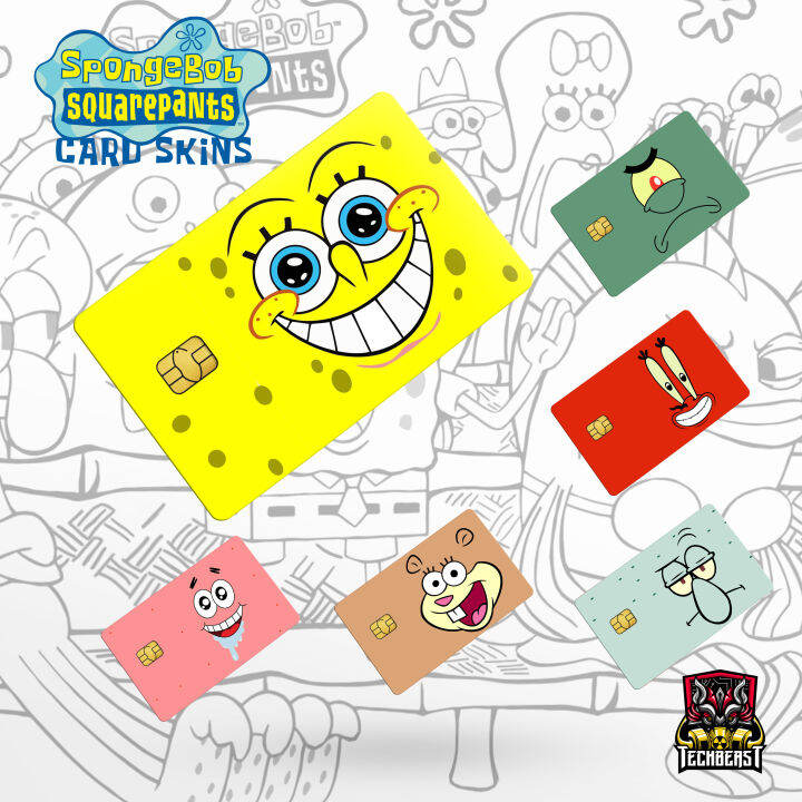 3M Spongebob ATM Debit Credit Beep Card Skin Vinyl Sticker Techbeast ...