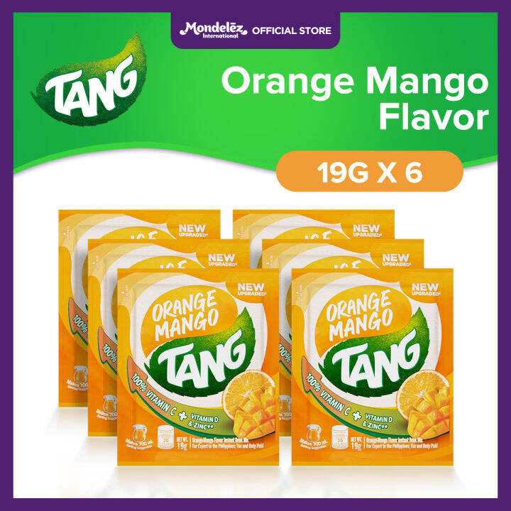 Tang Instant Drink Mix - Orange Mango Flavor 19g with Vitamins and ...