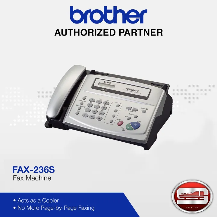 Brother FAX-236S All-in-one fax machine with the capacity to multi-task ...