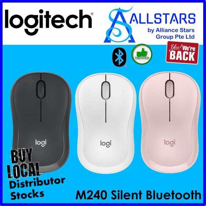 (ALLSTARS : We Are Back Promo) Logitech M240 Silent Bluetooth Mouse ...