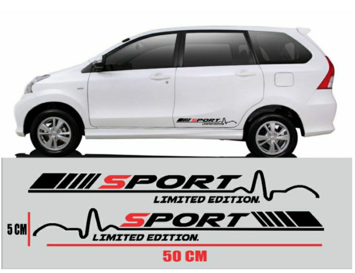 Lis SPORT, CUTTING STICKER STRIPING MINIMALIS sticker mobil sport ...