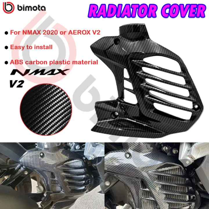 Bimota Motorcycle NMAX 2020 / AEROX V2 Radiator Panel Cover Carbom ...