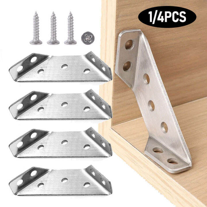 YESPERY 1/4pcs Universal Furniture Corner Connector Angle Connector ...