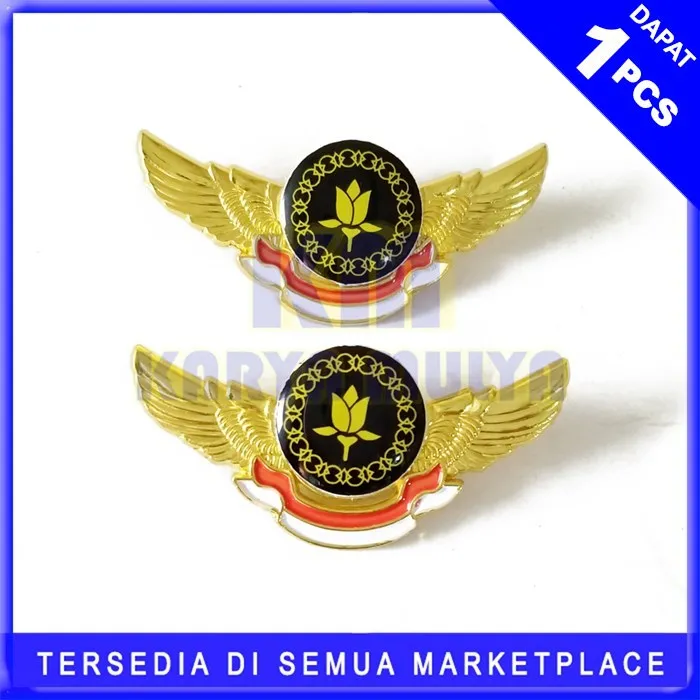 Lencana Wing Logo Purna Paskibraka Warna Kuning Wing Atribut Paskibra ...