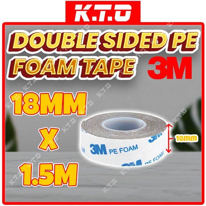 3M Super Strong Superior Mounting Tape Heavy Duty PE Foam Double Side ...