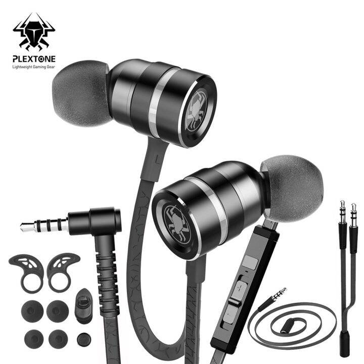 Plextone G20 Mark III Gaming Earphone With Noise Cancellation 3.5mm and ...