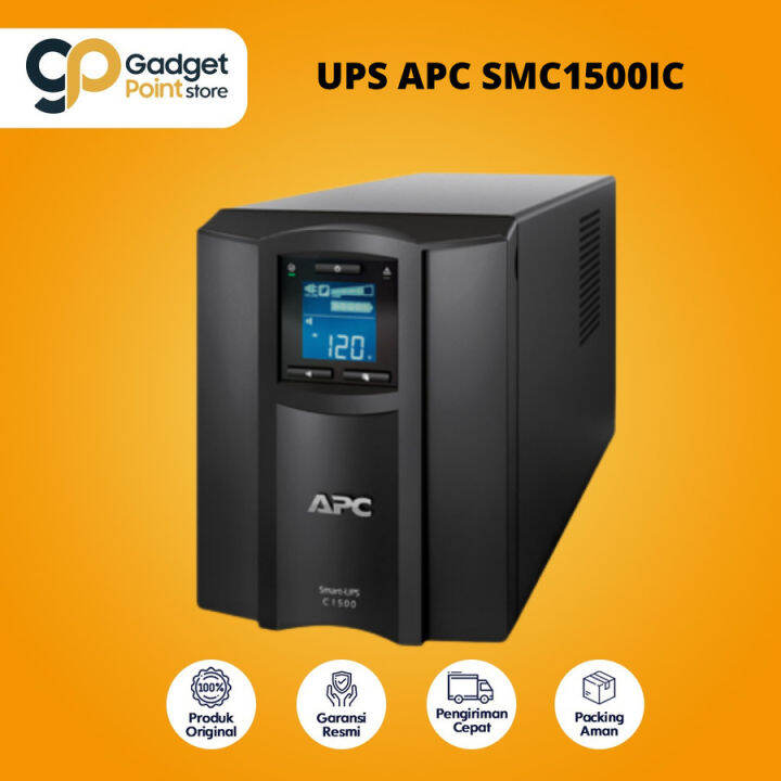 UPS 900 Watt APC SMC1500IC Smart-UPS C 1500VA LCD 230V with SmartConnect | Lazada Indonesia