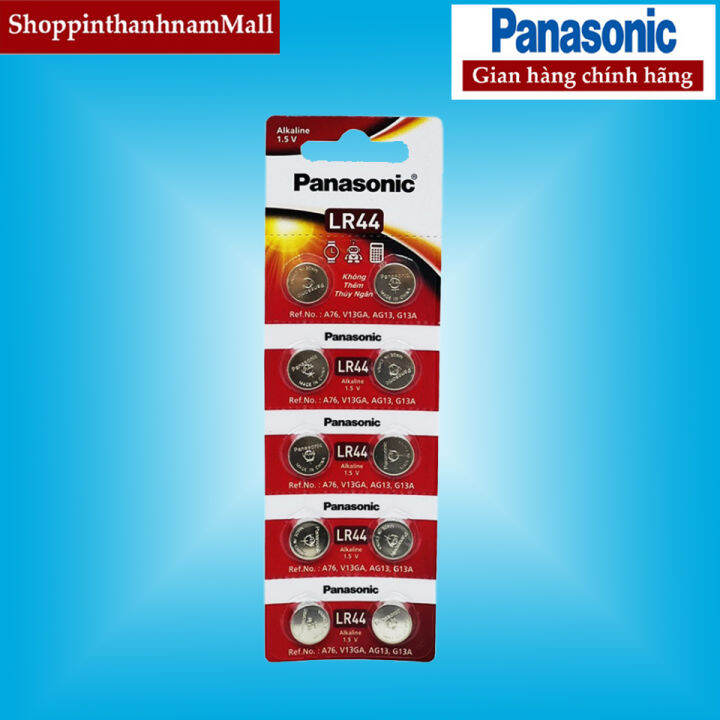 Pin LR44 Panasonic Vỉ 10 Viên Chính Hãng Thay Máy Tính Casio | Lazada.vn