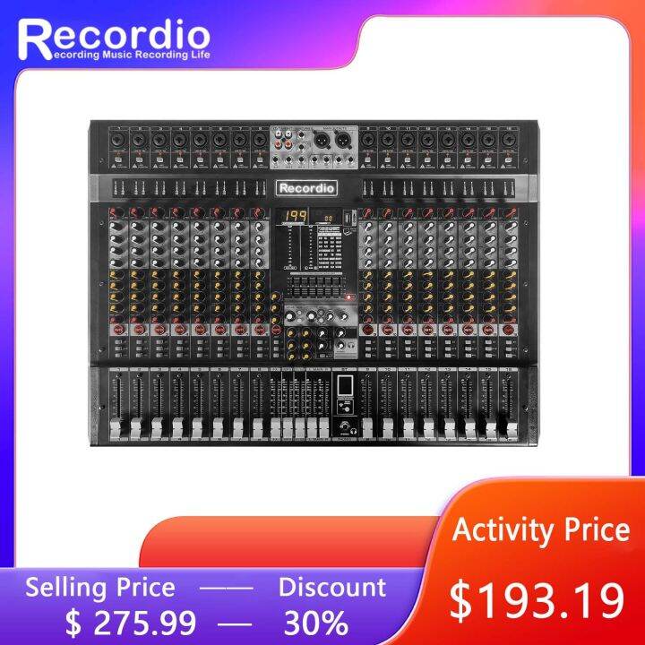 GAX-XM16 Enping Professional 16 Channel Blueteeth Digital Mixer DJ ...