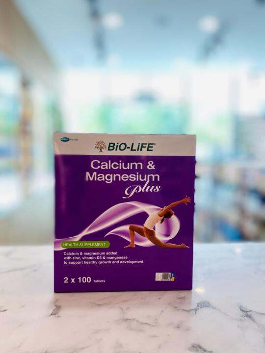 Bio-Life Calcium & Magnesium 2x100s | Lazada