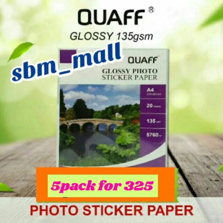 sagemaker notebook pricing QUAFF GLOSSY PHOTO STICKER paper 90gsm ...
