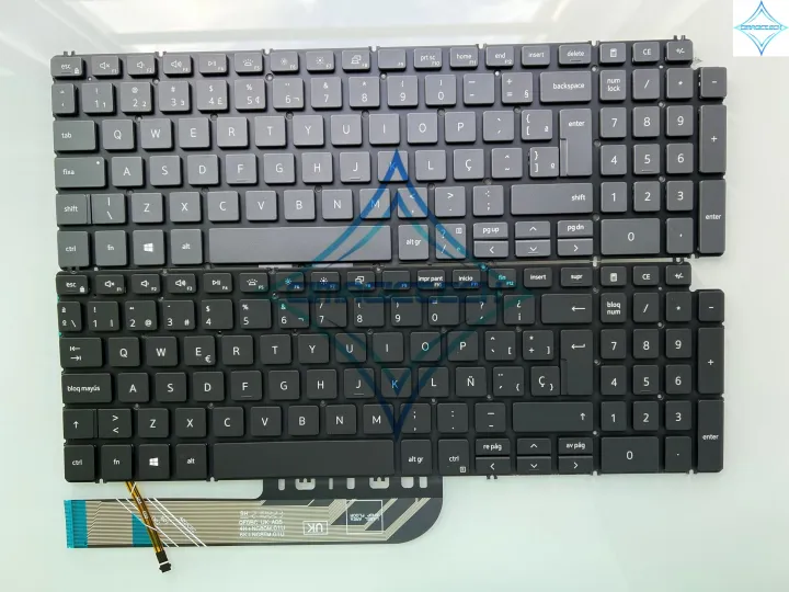 New SP LA BR Brazilian Backlit For Dell Inspiron 3500 5590 5591 5598 ...