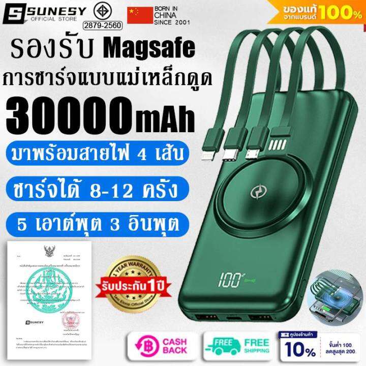 【เหลือ 809บ.หลังรับคูปอง】SUNESY S31 32 33 power ban k ไร้สาย ของแท้ ...