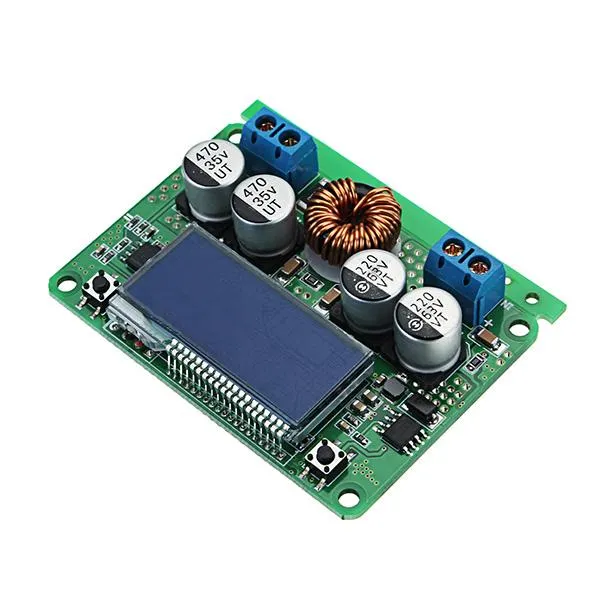 7A DC DC 60V Adjustable Voltage Regulator Digital Control Power Module LCD Screen Voltage ...