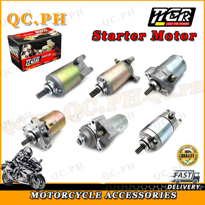 QC.PH TTGR Starter Motor FOR Motorcycle XR200 Mio250 Beat GS150 CG125 ...