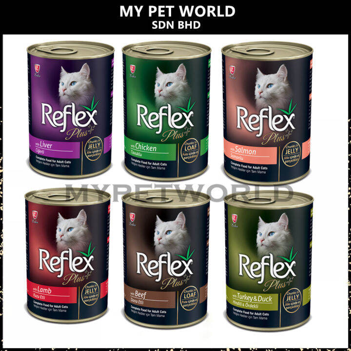 Reflex Plus Cat Canned Wet Food 400g Lazada