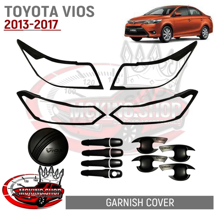 Toyota Vios 2013-2017 GEN 3 Superman Set Combo Garnish Cover (Matte ...
