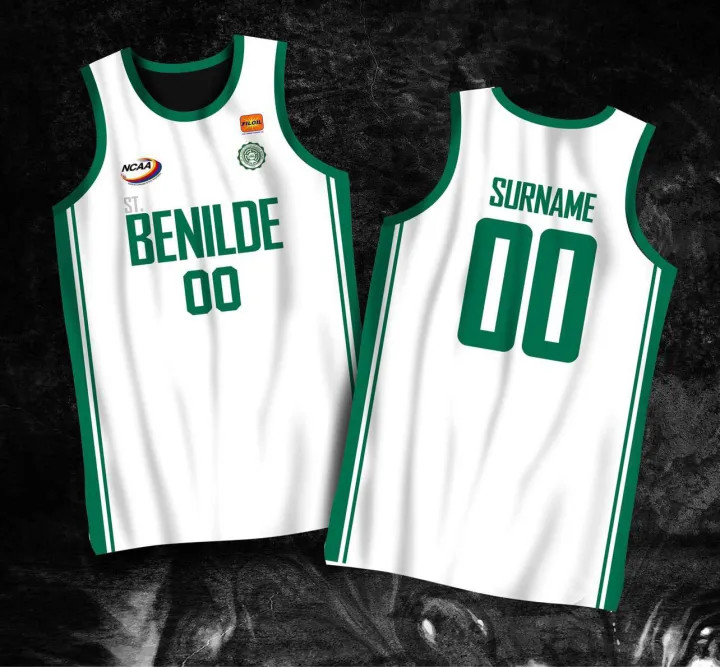 BENILDE BLAZERS WHITE JERSEY CUSTOMIZE | EMPHIRE EDITION | COLLEGE OF ...