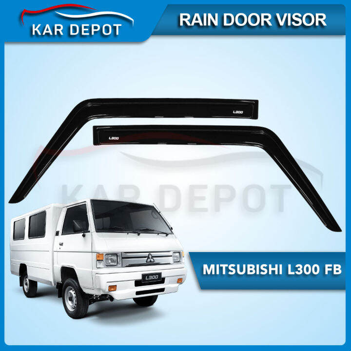 MITSUBISHI L300 Black Rain Visor/Sun Guard Window Visor | Lazada PH