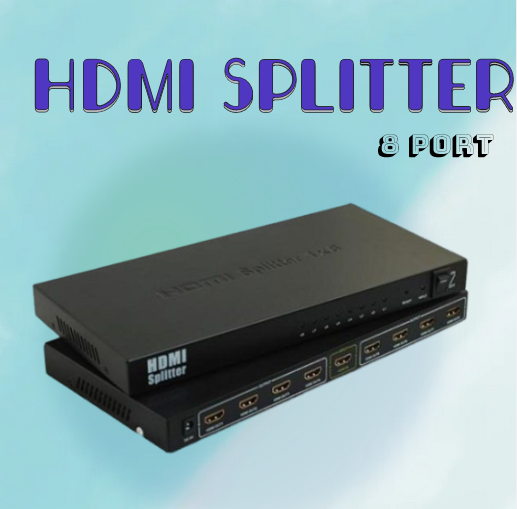HDMI 8 port Splitter High Definition Multimedia interface 3D Support ...