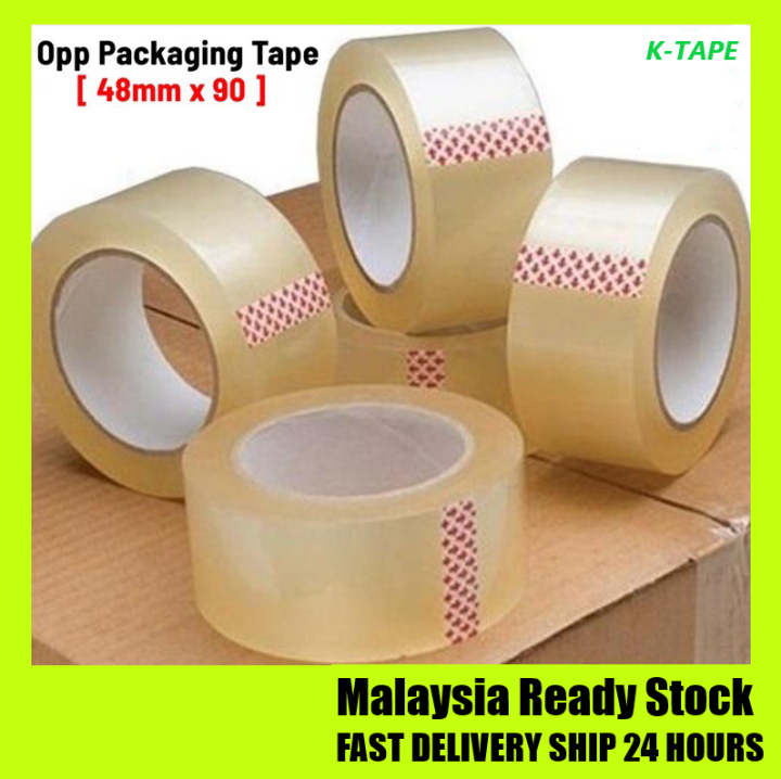 KAYTAPE Quality OPP Tape 48mm x 90 for E Commerce Carton Box Packing 2 Inch Made in Malaysia ...
