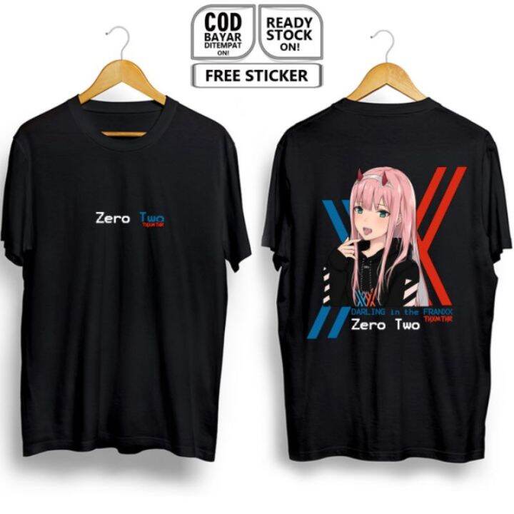 Zero TWO DARLING T-Shirt IN THE FRANXX WAIFU WIBU ANIME MANGA HIRO ...