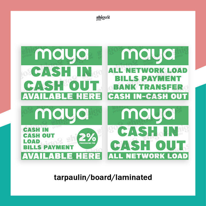 Maya Business Tarpaulin Signage | Lazada PH