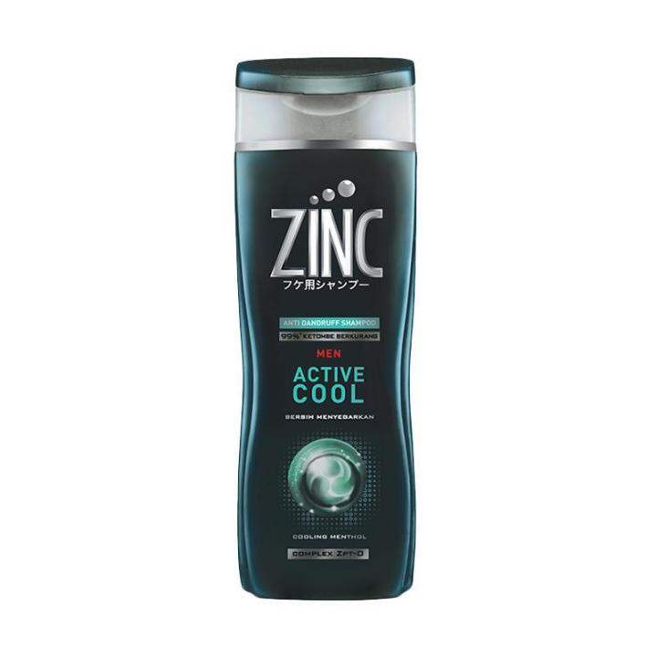 Shampoo Zinc Men Active Cool Fall Bottle-340ml | Lazada Indonesia
